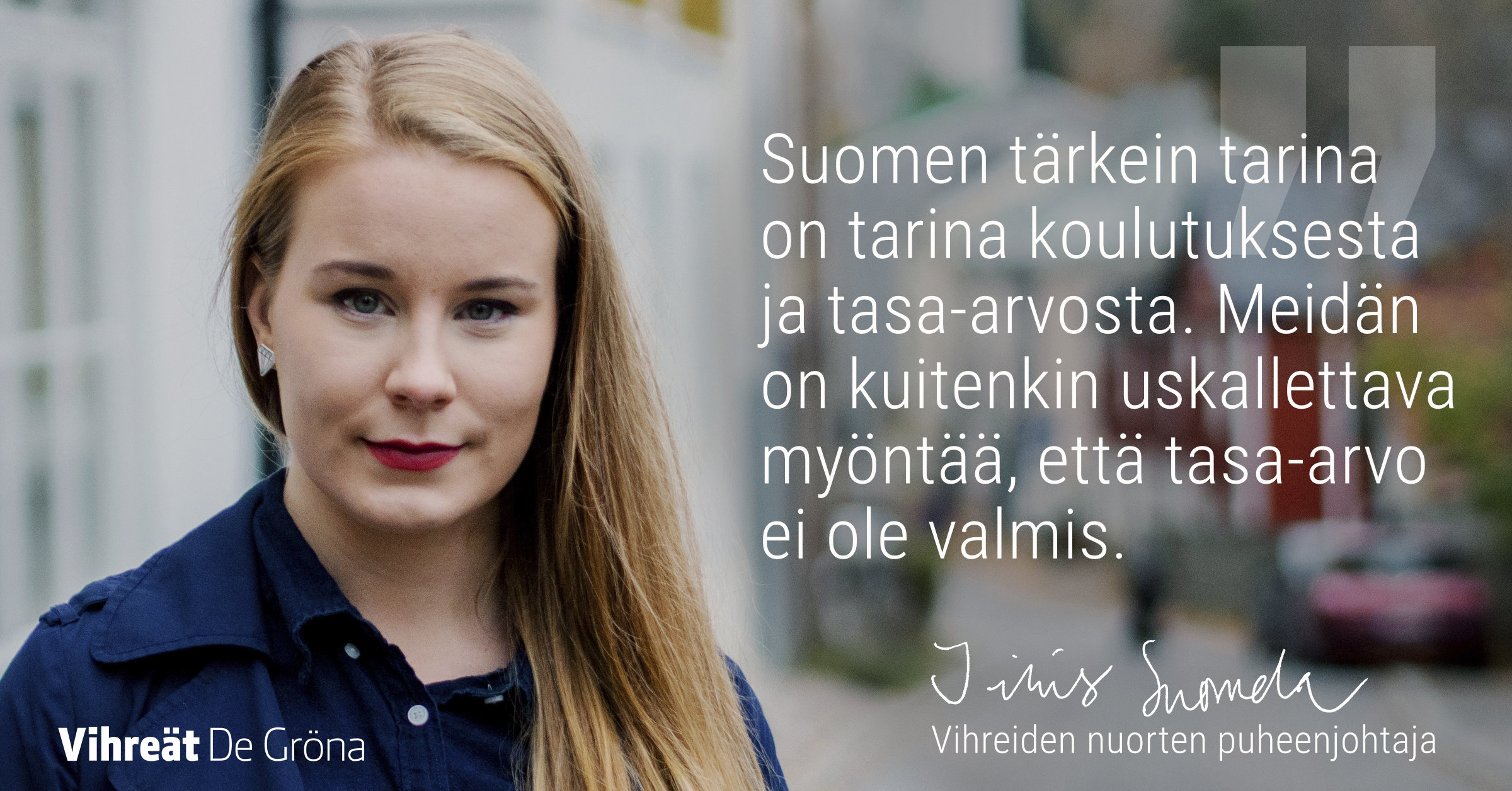 Iiris Suomela: Koulutuksen uudistaminen on tasa-arvoisen Suomen ...